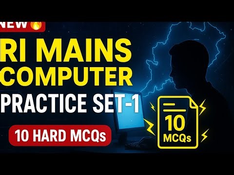 OSSSC RI Mains Computer Practice Set-1 | 10 Tough MCQs Explained | Rajesh Inspires Odisha