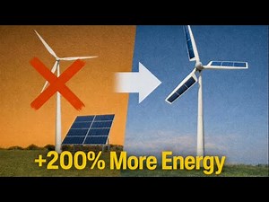 A Wind Turbine With Solar Blades?! This Changes Renewable Energy