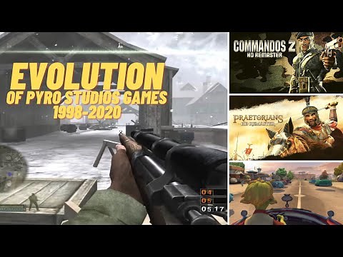 Evolution of Pyro Studios Games 1998-2020