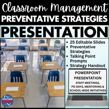 Preventative Classroom Management Presentation Professional Development