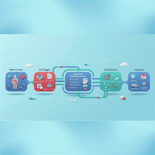 SMRs aren’t a target. They’re a safety and outcomes tool. When structured properly in primary care, Structured Medication Reviews improve QOF performance, reduce unwarranted variation, and surface medicines risk earlier – before it becomes a problem. That’s when SMRs stop feeling like volume work and start delivering real clinical value. 🔗 Read more on using SMRs to support long-term condition management: https://bit.ly/4qoYUgg #PrimaryCare #StructuredMedicationReviews #ClinicalPharmacy #QOF #P