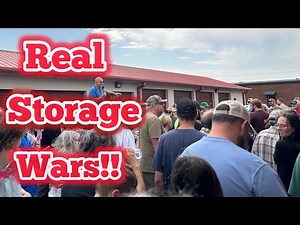 Real Live Storage Wars Storage Unit Auction In McMinnville,TN! #StorageUnitAuction