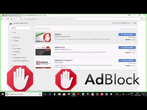 How To Block Social Media Advertise Using - (Adblock) For Free Google Chrome Extension **{2018}**