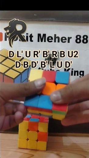 Pyraminx pattern in Rubik's cube