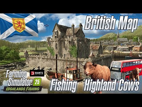 Scottish Map! Highland Cows! Fishing Boats! – ALL Confirmed for Farming Simulator 25 Expansion!
