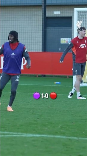 Goalscorers in training | 🟣 vs 🔴