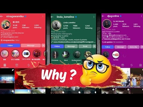 Instagram colour profile why 🤔 ?