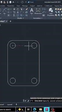 Autocad Drawing Tutorial #autocad