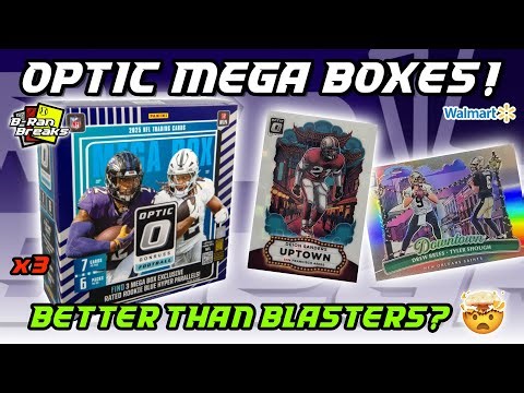 OPTIC MEGA BOXES ARE HERE! 🔥 Walmart 2025 Optic Football Mega Boxes! ARE THESE WORTH ALL THE HYPE?