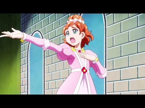 Go！プリンセスプリキュア 第37話 予告 「はるかが主役！？ハチャメチャロマンな演劇会！」 (2015-2016) (@PrettyTrad)