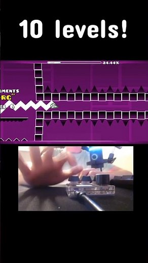 10 levels of wave Spam #gdchallenge #geometrydash