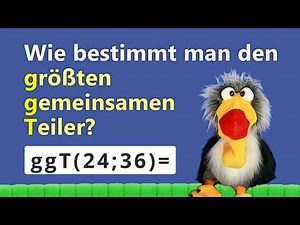 Größter gemeinsamer Teiler mit Teilermengen und Primfaktorzerlegung | ggT einfach erklärt! Bosko