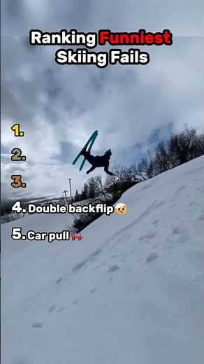Top 5 Funniest Skiing Fails 🎿🤣