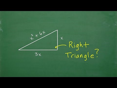 Let’s Determine if this is a RIGHT TRIANGLE – step-by-step….
