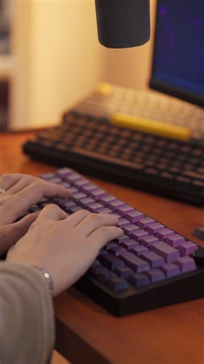 Monsgeek M1 V5 + MMD Matcha Ice Cream V3 ⌨️🍦 #keyboard #klawiaturamechaniczna #keyboardsound