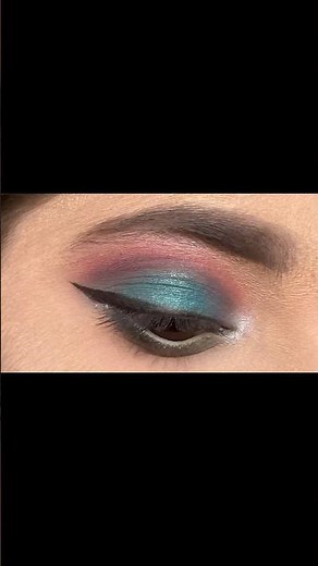 Blue eye makeup look | eye makeup tutorial | blue halo eye makeup