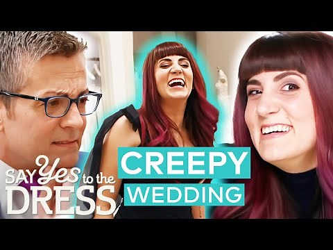 Halloween Obsessed Bride Wants A Creepy Wedding With A BLACK Dress! | Say Yes To The Dress
