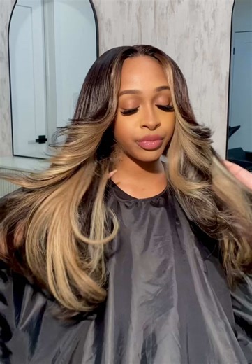 Two Tone Hair Color with Closure Sew In Style