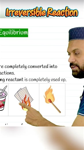 Irreversible chemical reaction