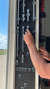 Decided to try out lining the window jambs with Toolgrid panels and then hanging all the Milwaukee Tool ratchets and extensions. Bow Products | The Dusty Lumber Co.