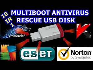 Multi boot Antivirus Rescue USB Disk