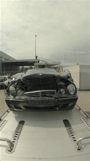 Picking up my wreck #crash #diesel #automobile #turbodiesel #mechanic #dieselpower #wrecked