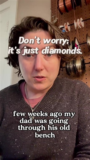 Handmade Silver and Diamond Studs for Sale