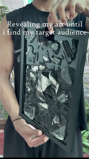 My First Artwork Reveal One Frame. One Believer. Frameora Begins #homedecor #framemaker #styleframe