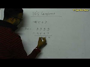 10s Complement | find 10s complement | 10s complement of a number