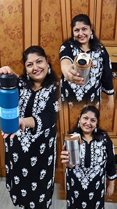 Hot & cold coffee flask & 1000ml water bottle /thermas with cup which also insulated from @glorious_gifts16 #garimaspride #collaboration #insulatedbottle | Garimaspride