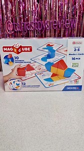 11 comments | [AD] #asmr unboxing Geomag MagiCube! The set comes with 10 magnetic building blocks and 6 double sided cards, to help smaller kids learn how to make different fun shapes. Thank you so much Geomagworld  #GIFTED #toy #unboxingtoys #game #buildingblocks #stem #stemforkids #stemlearning #stemeducation #magnetic #magnetictoy #geomagworld #geomag #geomagnetic #geomageducation #magneticblocks #geomagmagnets #magicube #geomagmagicube | Tanjastoysreview | Facebook