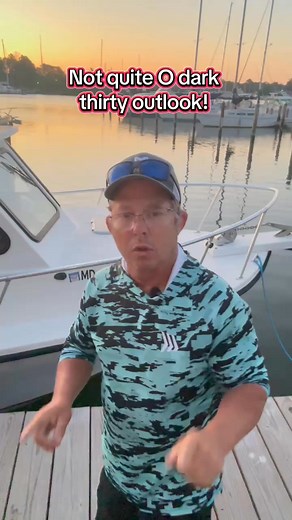 First fish almost O dark 30 outlook! #viralfishing #letsgofishing #stripedbassfishing #speck #backyardcustomrods #knockintaillures #judgeyachts #chesapeakebay | Four Seasons Guide Service & Light Tackle Charter