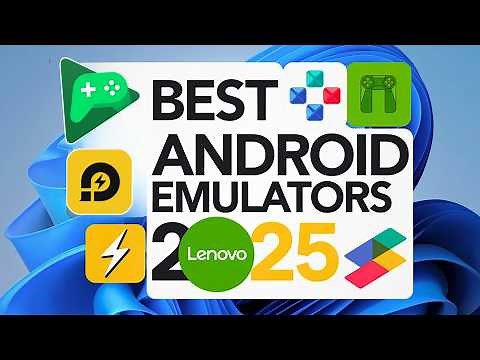Best Android EMULATORS for PC ✔ in 2025!