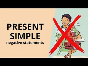Present Simple Tense | Negative Statements | Best ESL Resources 👍👍👍 #English #ESL resources #Free