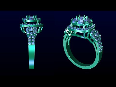 How to design ring with matrix 8 for jewelry designer #250 #umphumrin #jewelrydesign #trending