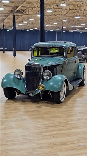1934 Ford Classic Car Drive By Engine Sound Shiny Rust Hot Rod Spectacular 2025