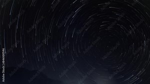 Northern lights. Time lapse. Natural phenomenon.