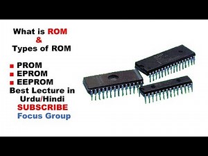 What is ROM and It's Types || PROM, EPROM & EEPROM || Lecture in Urdu/Hindi