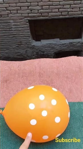 🟠🟡🔵Experiment : will this water balloon explode if it rolls down from a tall building?🎈💥 #balloon