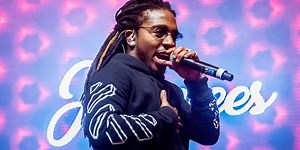 Jacquees Has His Hair Braided by Keke Palmer in "B.E.D (Remix)" Video