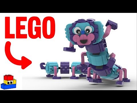 LEGO PJ Pug-a-pillar! (Poppy Playtime Chapter 2 LEGO tutorial)
