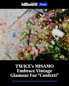 TWICE’s Japanese sub-unit #MISAMO—composed of #Mina, #Sana, and #Momo—has unveiled the music video for “Confetti,” the lead single from their debut full-length album, 'PLAY,' set for release on February 4, 2026. Following the success of Masterpiece and HAUTE COUTURE, their upcoming album marks a significant milestone for MISAMO as they further solidify their distinct identity and expand their presence within the Japanese music scene. Read more about their debut album on https://billboardphilippi