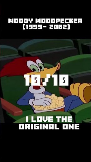 Rating woodpecker laugh evolution #woodywoodpecker