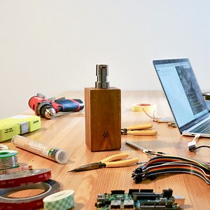 Stop singing 'Happy Birthday' and time your handwash with this DIY soap dispenser that plays your favourite music