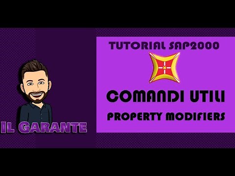 Property modifiers - Sap2000