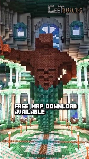 Minecraft Poseidon Statue