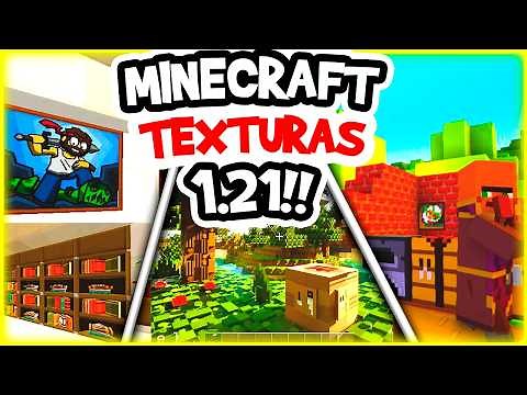 🛑Los MEJORES 10 TEXTURE PACKS para MINECRAFT 1.21 (JAVA, BEDROCK y PE) PAQUETE DE TEXTURAS 1.21.2