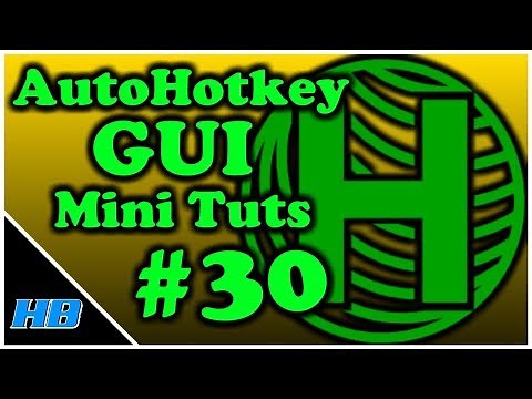 [AHK GUI] AutoHotkey Gui Mini Tut #30 ListBox
