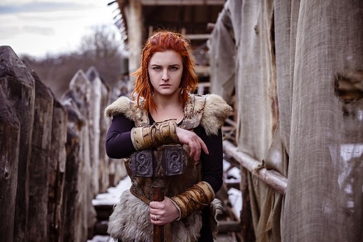 Who were the Viking shield-maidens, legendary female warriors?