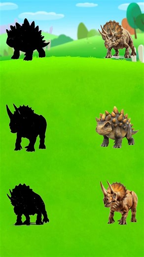 IQ Test ‼️Are There Dinosaurs Stegosaurus🦖 Here😱⁉️#dinosaur #cartoon